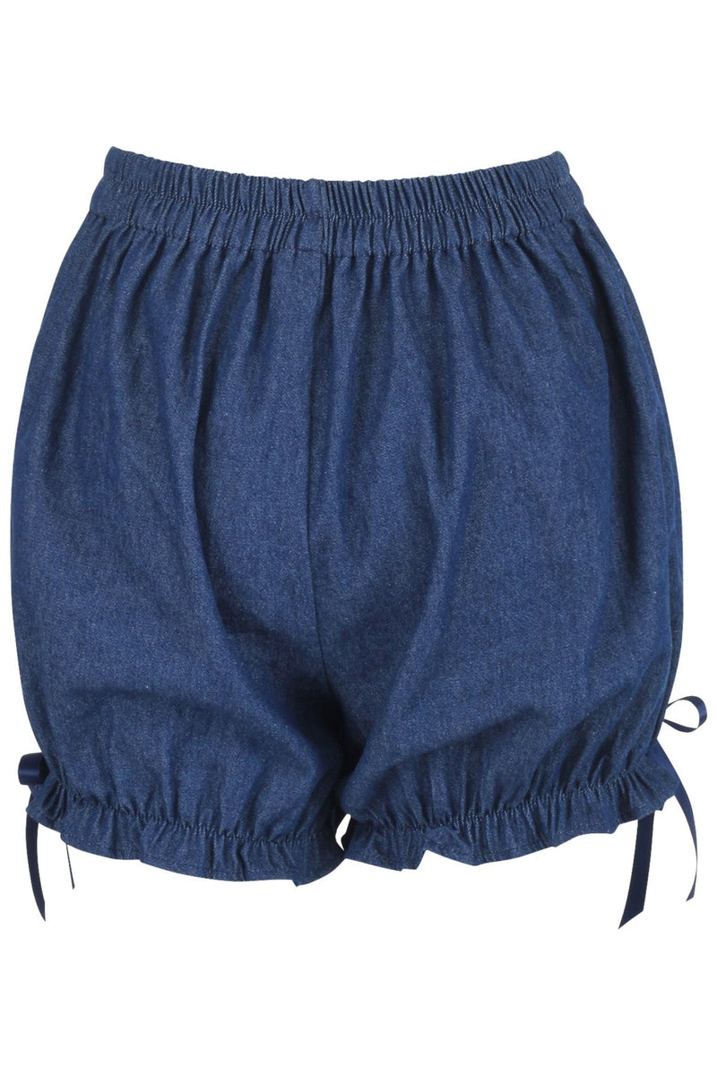 Daisy Corsets Dark Blue Denim Bloomers
