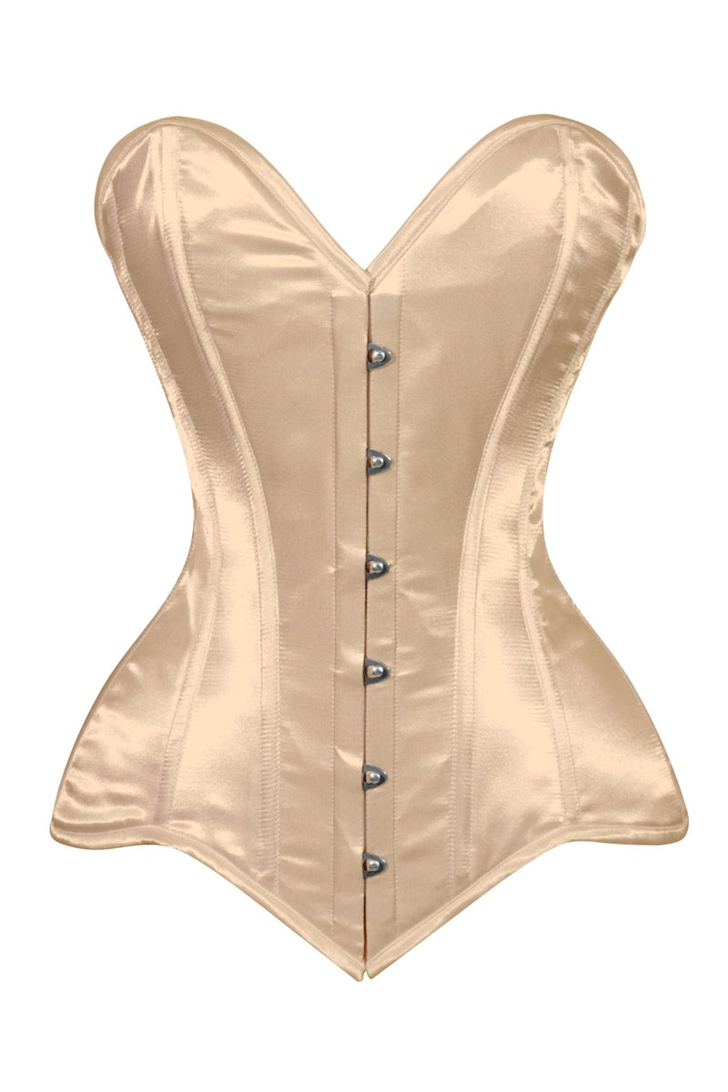Daisy Corsets Lavish Gold Satin Overbust Corset Sweetheart Neckline ...