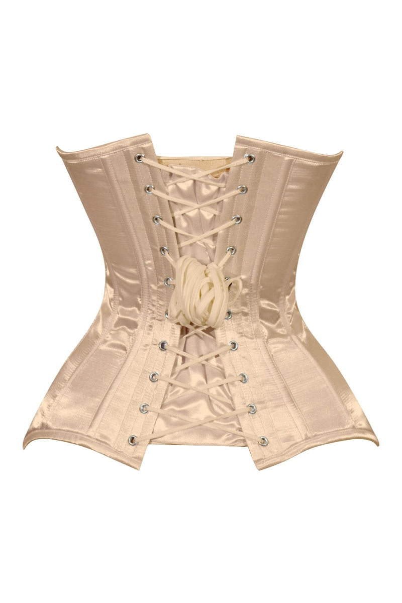 Daisy Corsets Lavish Gold Satin Overbust Corset Sweetheart Neckline ...