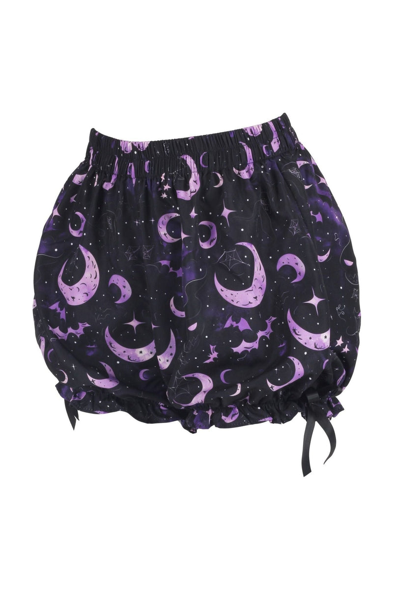 Daisy Corsets Purple Moon Print Bloomers